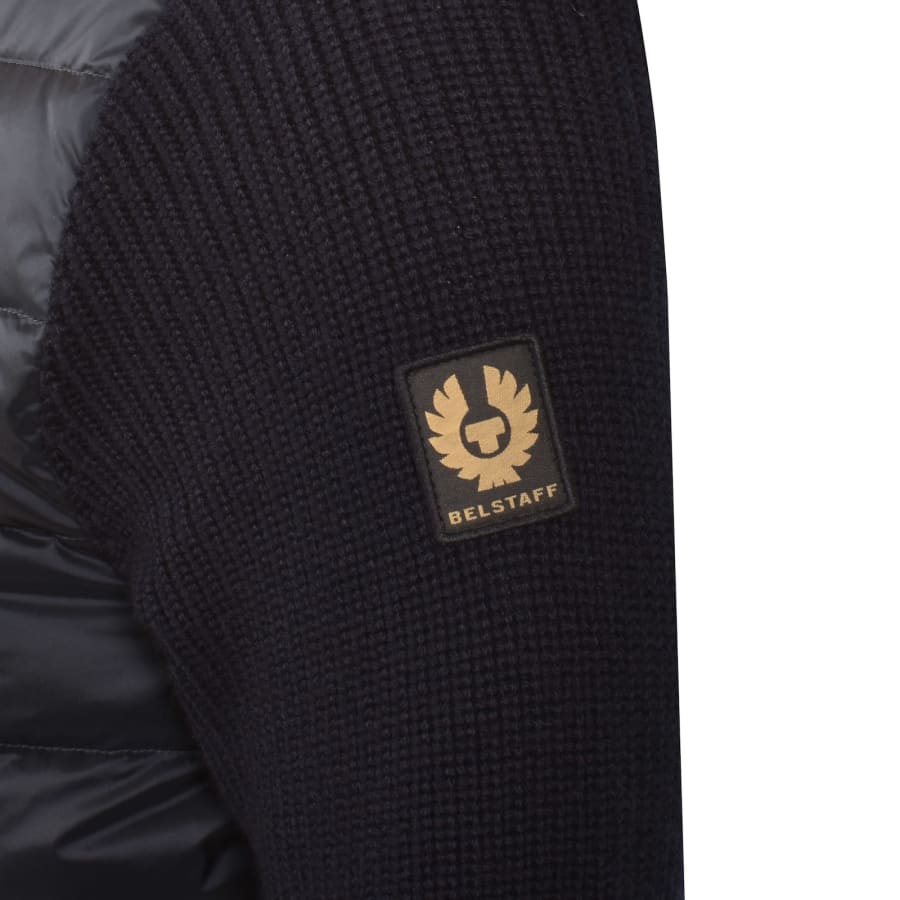 Belstaff Circuiteer Cardigan Navy | Mainline Menswear